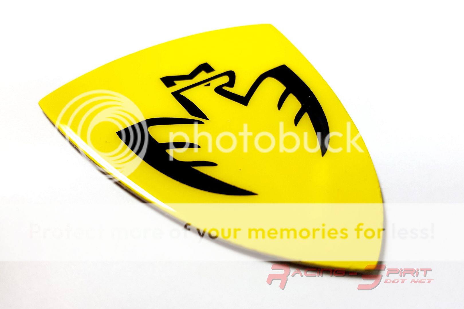 UNIQUE GLOSSY FIBER YELLOW MIDSHIP LOGO FENDER BADGE EMBLEM MR2 SPYDER ...