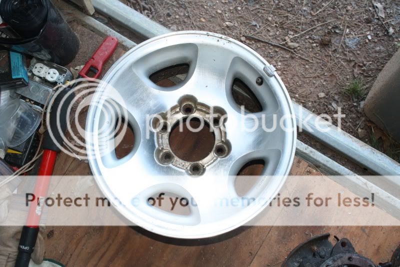 Stock Aluminum FJ80 Wheels w/ center caps - $400.00 - GA
